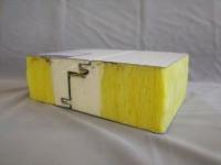 China ODM Glasswool Sandwich Panel 50mm-200mm Thickness with 0.30-0.69 W/m²K Thermal Conductivity for Roof and Wall Insulation for sale