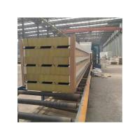 China CE Certified Rockwool Sandwich Panel 100mm Thickness with 1000mm Width for Industrial Insulation for sale