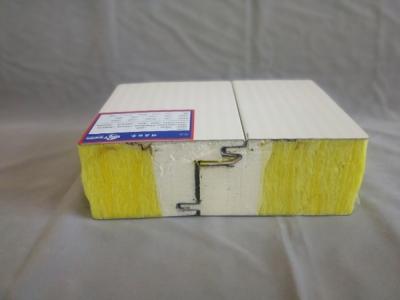 China Customized Modern Fireproof Glass Wool Sandwich Panel Waterproof Soundproof for sale