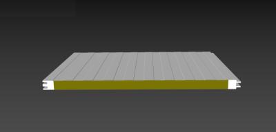 China Prefabricated Rockwool Sandwich Panel 40mm Heat Insulated Exterior Wall Panel for sale