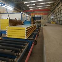 China Custom Density Glasswool Sandwich Panel Sample In Various Thicknesses And Colors for sale