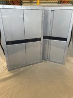 China Rockwool Insulated Aluminium Sandwich Panel 100-200mm Thickness for Industrial Facade Systems for sale