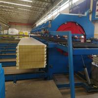 China 100mm Rockwool Sandwich Panel with 0.41 W/m²K Thermal Conductivity for Roof and Wall Building Applications for sale