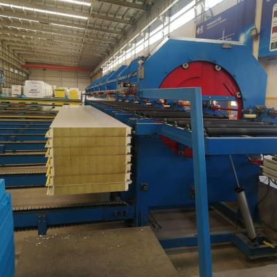 China 100mm Rockwool Sandwich Panel with 0.41 W/m²K Thermal Conductivity for Roof and Wall Building Applications for sale