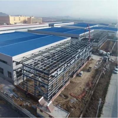 China Prefabricated Steel Warehouse Building Q235-Q420 Wide Span Industrial Storage Shed for sale