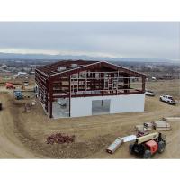 China Prefab Steel Warehouse Building Metal Structure for Commercial Use 50 Year Life for sale
