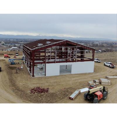 China Prefab Steel Warehouse Building Metal Structure for Commercial Use 50 Year Life for sale