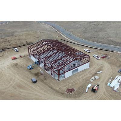 China Customized Prefabricated Pole Barn Kits 30m Steel Structure Barndominium Farm Shed Workshop for sale