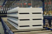 China PU Polyurethane Sandwich Panel 50-200mm Thickness for Roof and Wall Insulation for sale