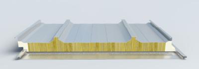 China 50mm Thickness Rockwool Sandwich Panel CE Certificate for sale