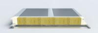China Waterproof Fireproof Insulation Sandwich Panel Rockwool 75mm Thickness for sale