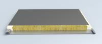 China Polyurethane Rockwool Sandwich Panel 150mm for Walls and Roofs Heat Insulating Exterior for sale