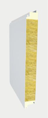 China Rockwool Sandwich Panel 0.4mm Steel 50-200mm Thickness Custom Lengths for sale