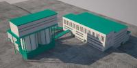 China Customized Prefab Steel Warehouse Building with Gable Frame Structure Q235-Q420 for sale