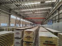 China ODM Glasswool Sandwich Panel 50mm-200mm Thickness with 0.30-0.69 W/m²K Thermal Conductivity for Roof and Wall Insulation for sale