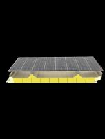 China Fire Resistance 80mm Glass Wool Sandwich Panel for Roof and Wall Insulation for sale