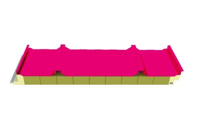 China Waterproof Fireproof Glasswool Sandwich Panel 1000mm Width for sale