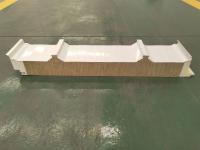 China Prefabricated 125mm Rockwool Insulated Sandwich Panel with PU Sealing for Construction for sale