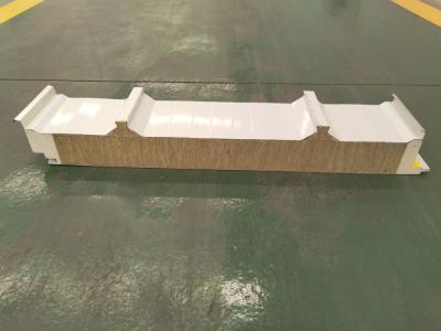 China Waterproof Rockwool Sandwich Panel 50mm For Wall And Roof for sale