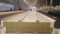 China Fireproof Rockwool Sandwich Panel 1000mm Width 50-200mm Thickness Soundproof Waterproof Insulation for sale