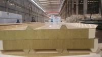 China Rockwool Sandwich Panel 90-150kg/m3 Density Fireproof Insulation Board for sale