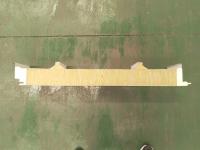 China Rockwool Sandwich Panel 75mm Fire Resistant Roof Insulation Board 1000mm Width CE for sale