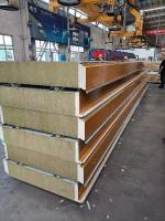 China BAODU PU Sealing Rockwool Sandwich Panel 50-200mm Fireproof Insulation for sale