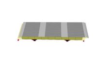 China 75mm 100mm Acoustic Sandwich Panel - 0.4-0.8mm Steel Thickness with A-Level Fireproof Rating for sale