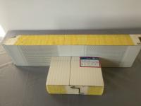 China BAODU Glasswool Acoustic Sandwich Panel 100mm with 41dB Sound Insulation for Industrial Buildings for sale