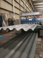 China Zinc Corrugated Profiled Steel Sheet 0.3-3.0mm Thickness with 40-275g/m² RAL Color Coating for Roofing for sale