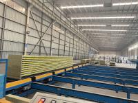 China 80mm Rockwool Sandwich Panel Sound Insulation Lightweight Fireproof Polyurethane for sale