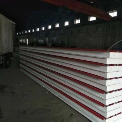 China 100mm EPS Sandwich Panel with 8kg/m³ Density for Industrial Roofs and Walls - 15-30 Year Lifespan for sale