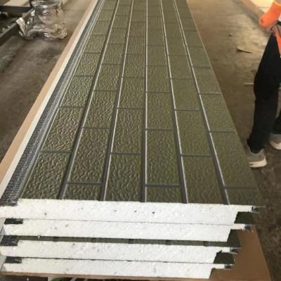 China EPS Foam Sandwich Panel 50-200mm Width for Warehouse Roof & Wall with 8kg/m³ Density and 15-30 Year Lifespan for sale