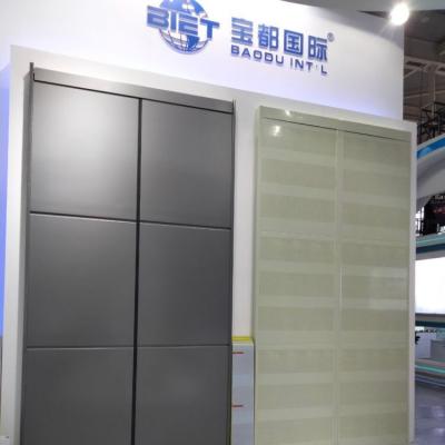 China Soundproof Rock Wool Sandwich Panel 100mm Thickness 120kg/m3 Density Insulation for sale