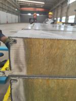 China Soundproof Acoustic Sandwich Panel Rockwool Glass Wool 80mm Thickness for Sound Insulation for sale