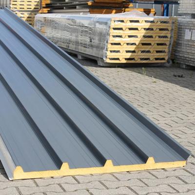 China BAODU Polyurethane Sandwich Panel 50-200mm Thickness with 0.11-0.32 W/m²K Thermal Conductivity for Building Insulation for sale