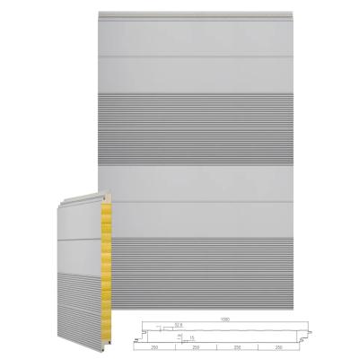 China Innovative Technology rockwool sandwich panel Superior Fireproof Insulation for sale