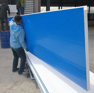 China BAODU Polyurethane Sandwich Panels 50-200mm Thickness for Cold Storage Walls & Roofs - CE Certified Thermal Insulation for sale