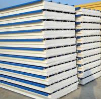 China Prepainted EPS Sandwich Panel 75mm Thickness for Commercial Warehouse Roof Wall Insulation for sale