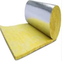 China Class A Fire Rated 200mm Fiber Glass Wool Insulation with 0.034-0.044 W/mK Thermal Conductivity and 10-48kg/m³ Density for sale
