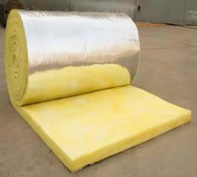 China BAODU Glasswool Blanket 25-200mm with FSK Foil - 0.034-0.062 W/m·K Thermal Conductivity Insulation for sale