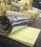 China BAODU Glasswool Blanket 25-200mm with FSK Foil - 0.034-0.062 W/m·K Thermal Conductivity Insulation for sale