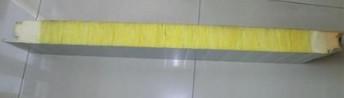 China Fireproof Glass Wool Sandwich Panel 64kg/m3 Density Thermal Insulation Soundproof Building Material for sale
