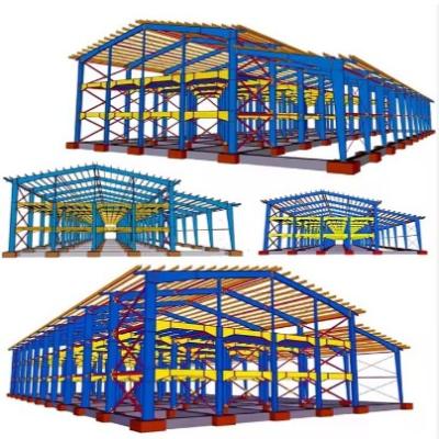 China Prefabricated Steel Warehouse Building Q235 Q420 Quick Assembly 15-21 Days Delivery for sale