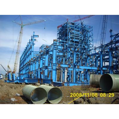 China Light Steel Structure Prefab Steel Warehouse Q235 Purlin Rockwool Sandwich Panel Roof Wall for sale