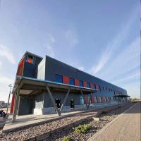 China Prefabricated Steel Structure Warehouse Building Industrial Shed 20m Span Customizable Design for sale