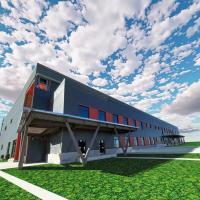 China Prefab Steel Structure Warehouse Custom Sizes 15-60m Span ISO-Certified Quick Assembly Industrial Building for sale