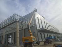 China Customized Prefabricated Steel Structure Warehouse 50mm 200mm Sandwich Panel Building for sale