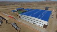 China Prefabricated Steel Structure Warehouse Heavy Duty Workshop 40 Year Lifespan 8 Grade Earthquake Resistance for sale