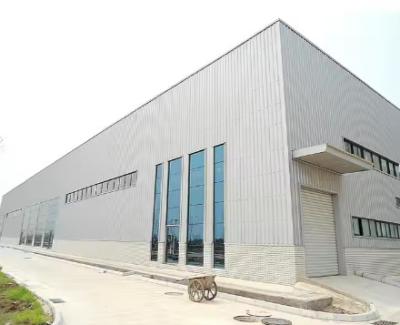 China Custom Prefabricated Steel Structure Warehouse Building H Beam C Channel 50 Year Service Life for sale